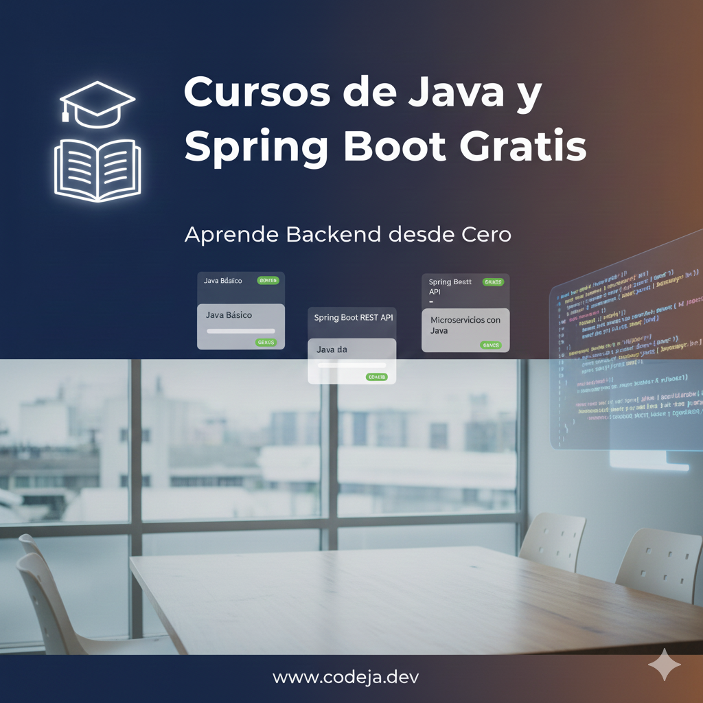 Cursos de Java y Spring Boot Gratis | Aprende Backend desde Cero